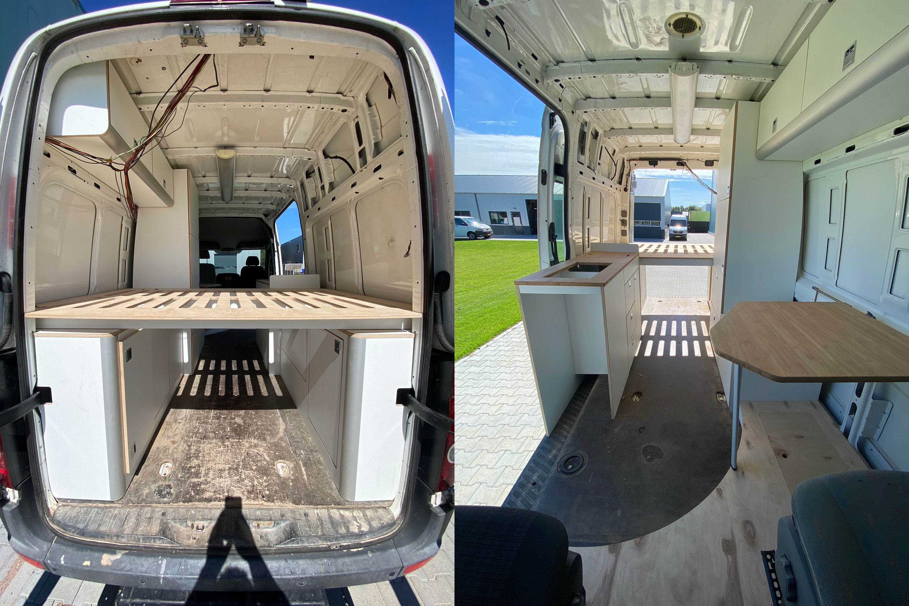 Sprinter/ Crafter inrichting nu te bestellen – Vanly - Plug & Play Camper Kits